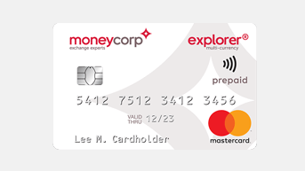 Moneycorp | Explorer Multi-Currency Mastercard®